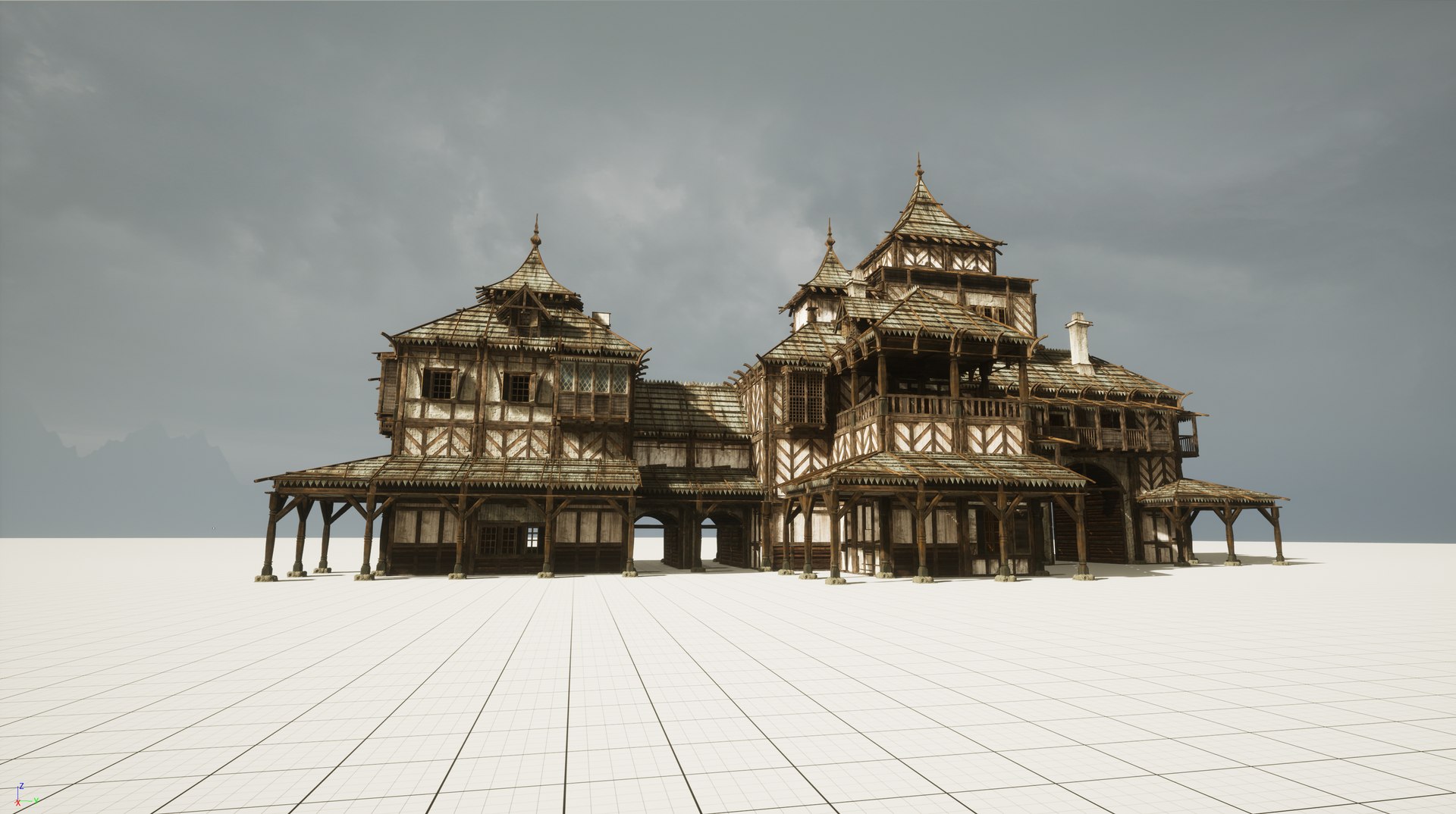 3D Medieval Modular Fantasy House - TurboSquid 2099232