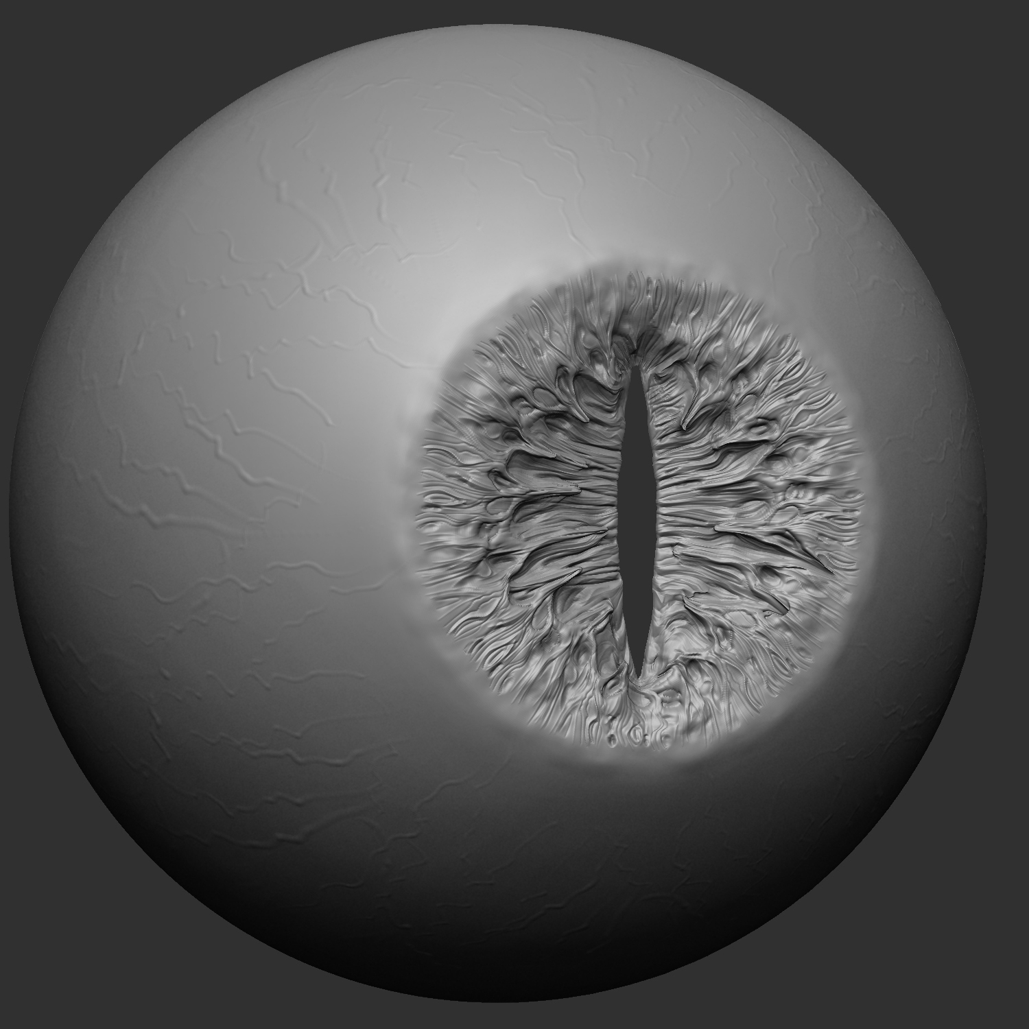 3d model animal monster eye 2