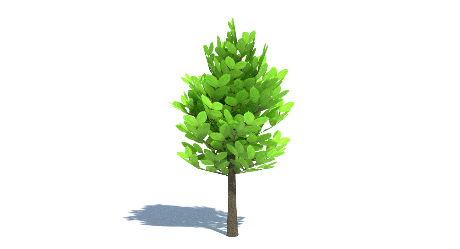 Small Cartoon Tree 3ds