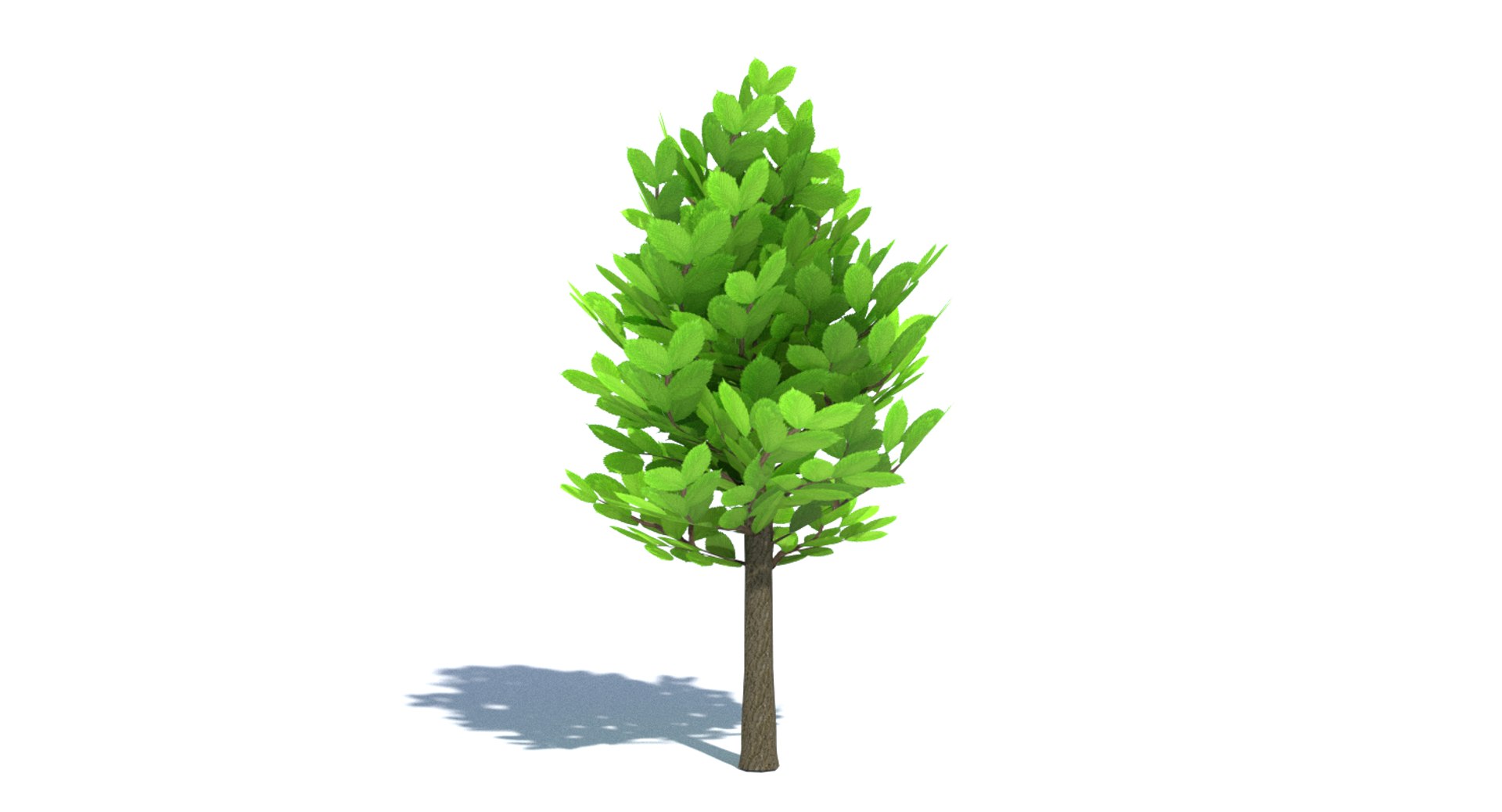 Small Cartoon Tree 3ds