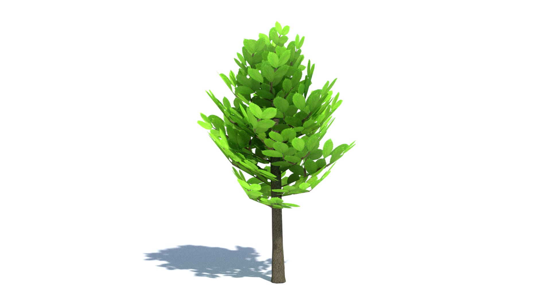 Small Cartoon Tree 3ds