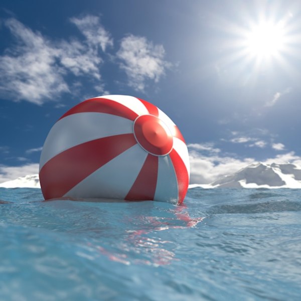 waterball ball water c4d