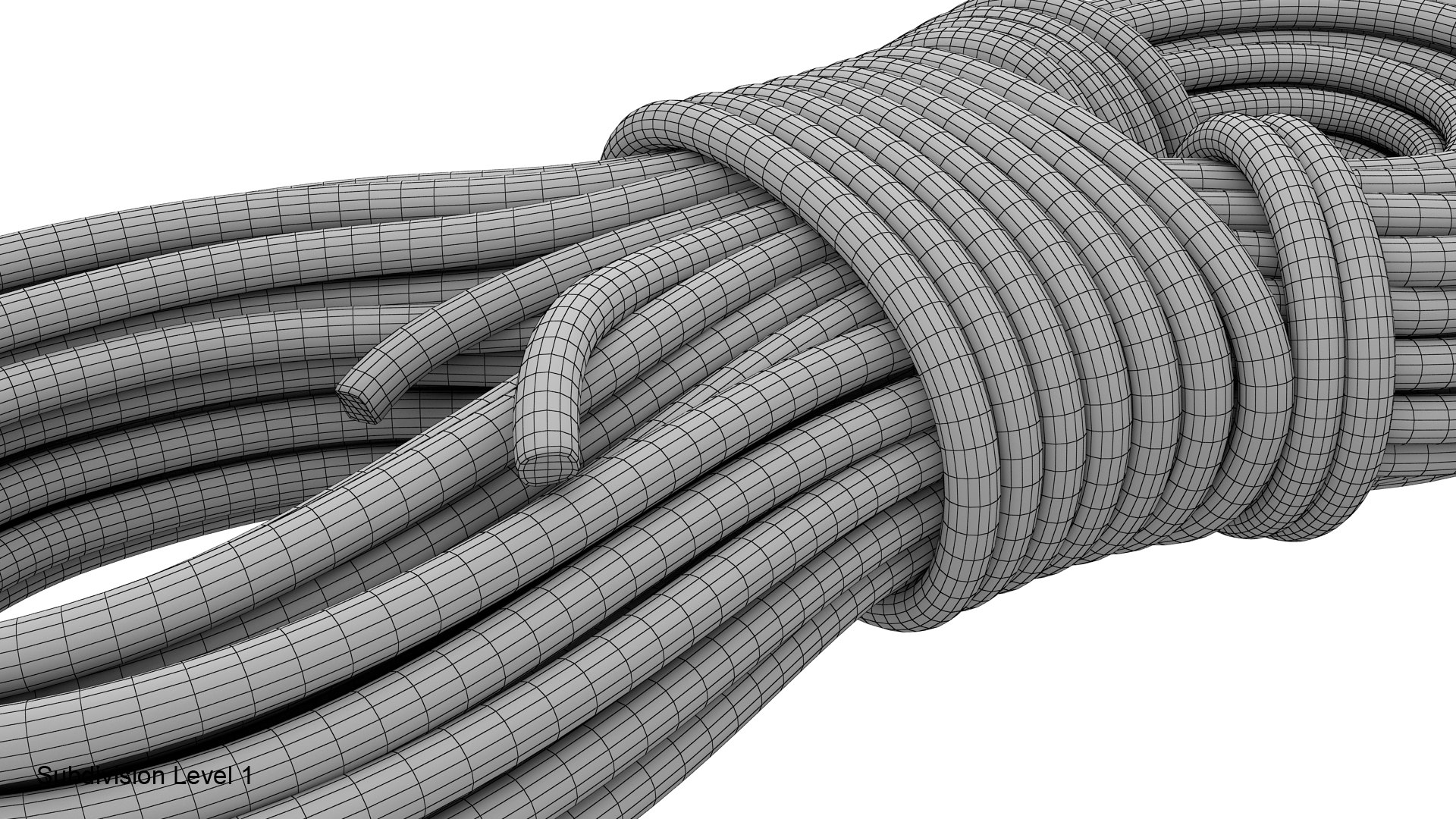 3D climbing rope model - TurboSquid 1609497