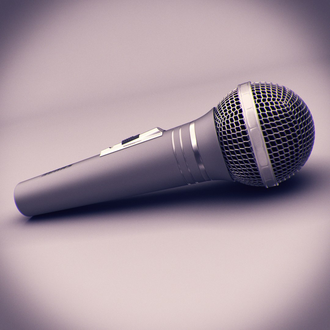 3d Microphone Mic Model