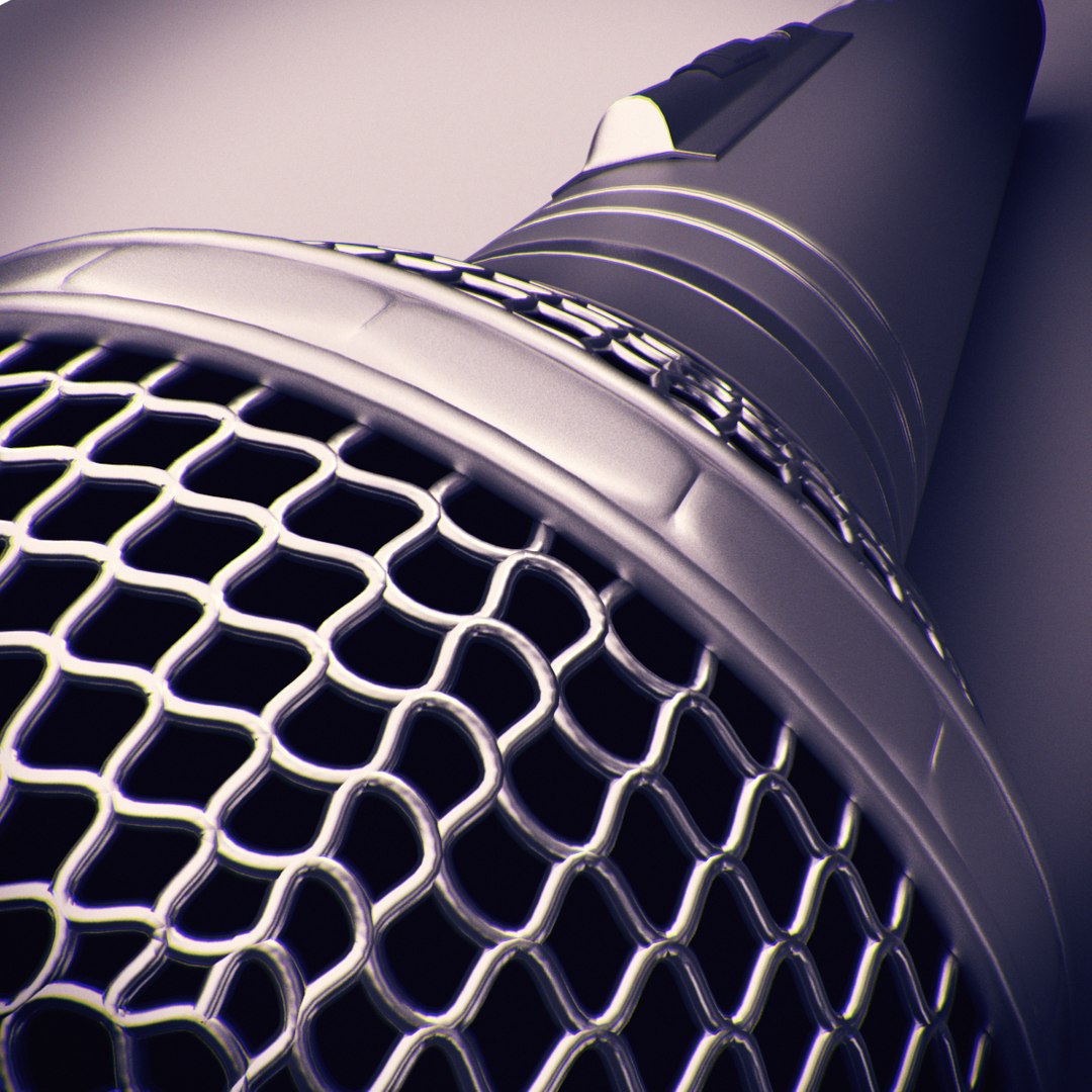 3d Microphone Mic Model