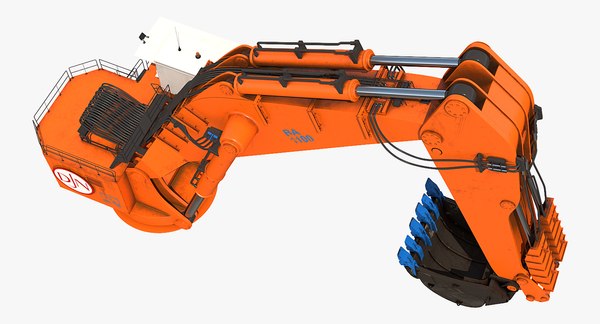 3D backhoe dredger backacter 1100 model - TurboSquid 1255247