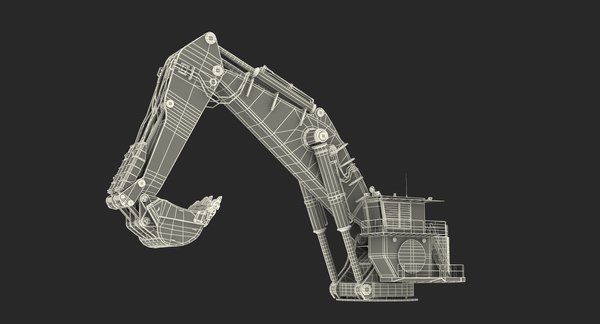 3D модель Экскаватор-экскаватор Backacter 1100 - TurboSquid 1255247