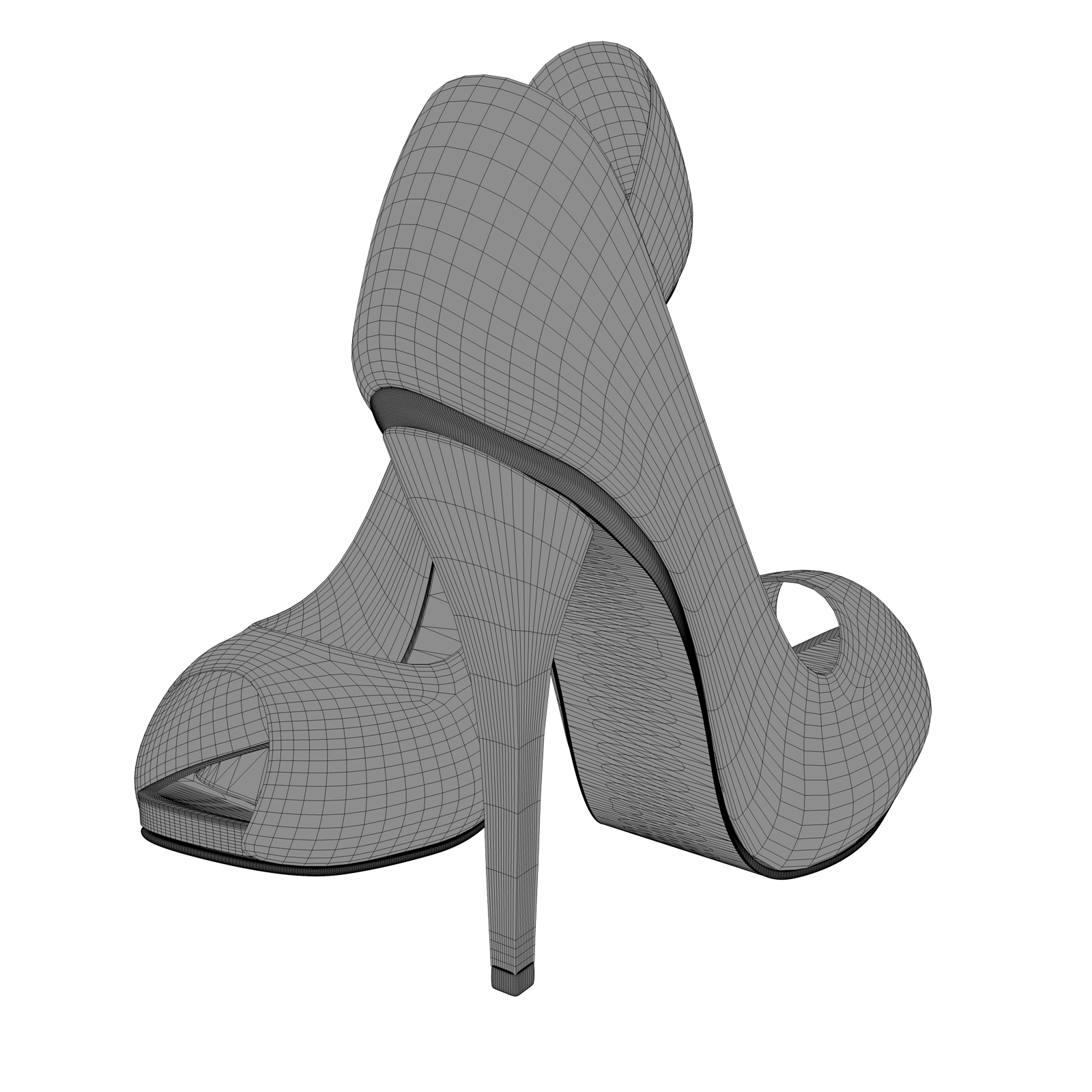 3ds feminine heels