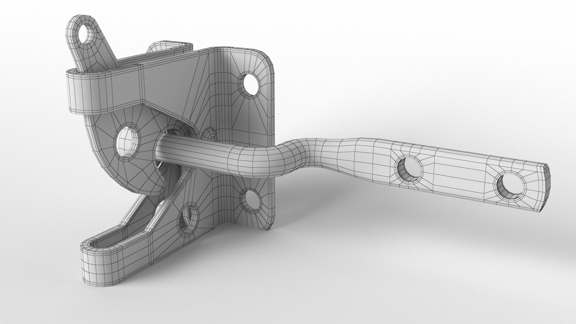 3D Gate Latch - TurboSquid 1962332