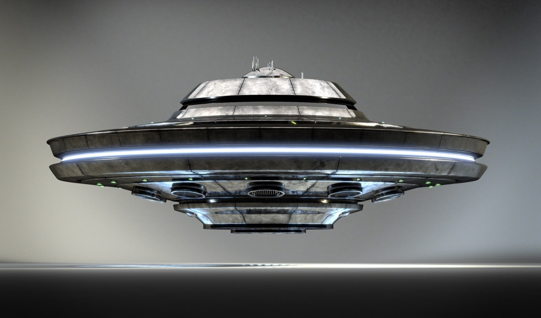 3d obj ufo