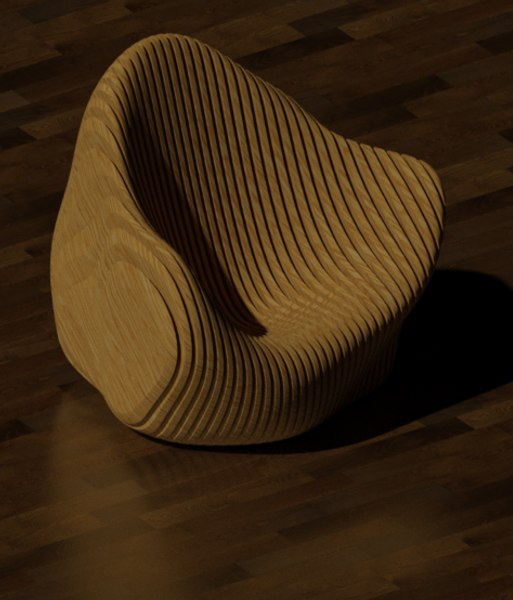 parametric chair dwg