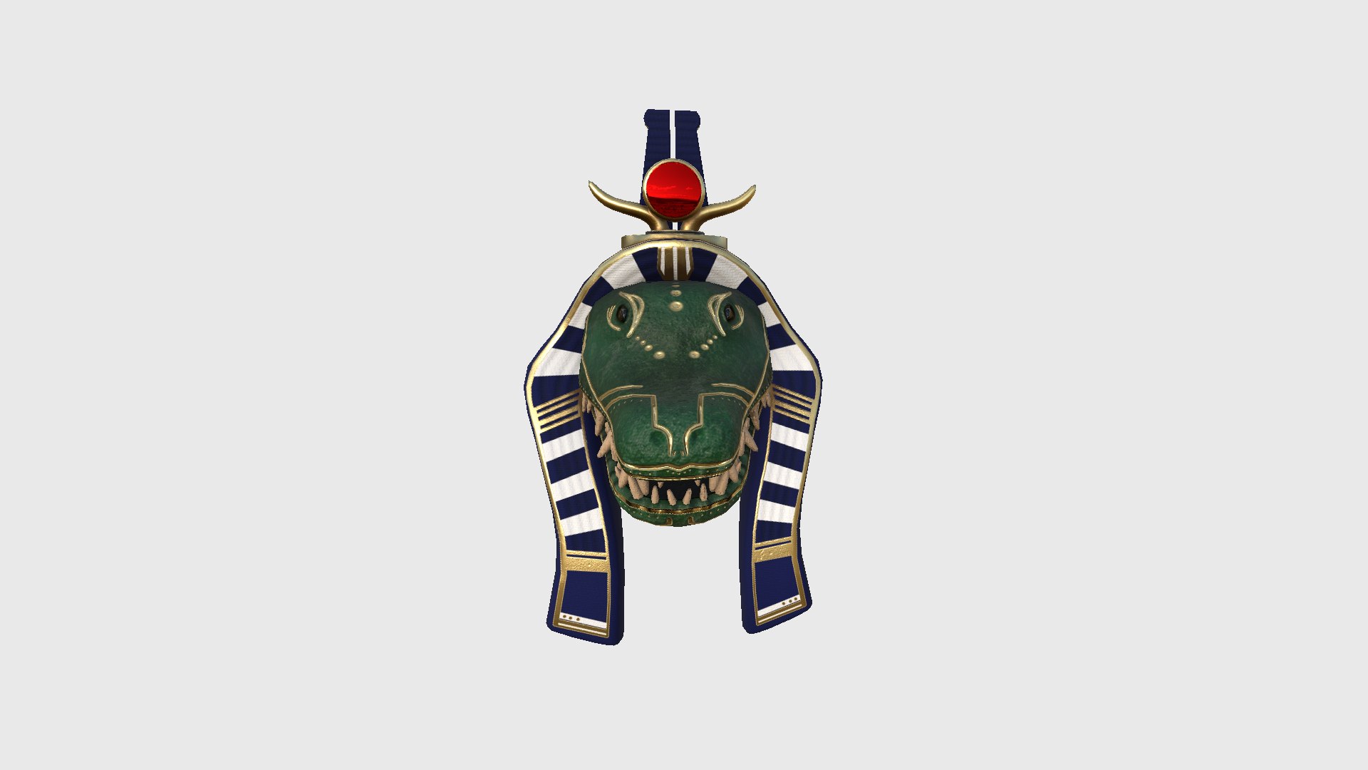 3D Sobek Mask A04 - Egyptian Gods Character Clothing - TurboSquid 2233654