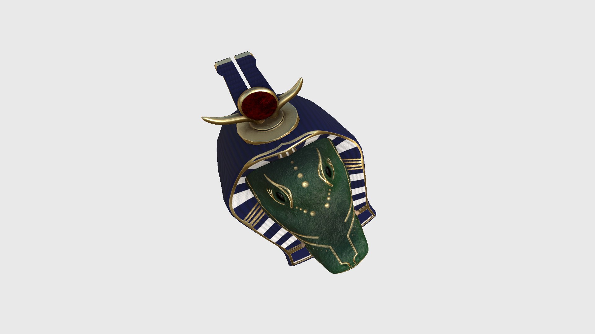 3D Sobek Mask A04 - Egyptian Gods Character Clothing - TurboSquid 2233654