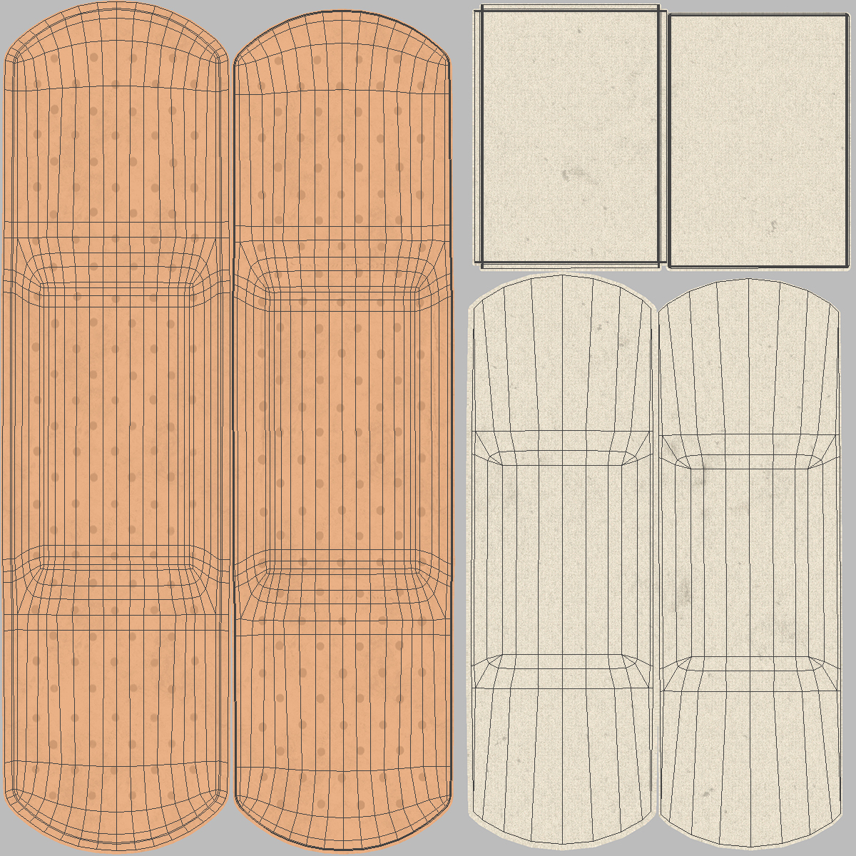 Cross band aid model - TurboSquid 1333080