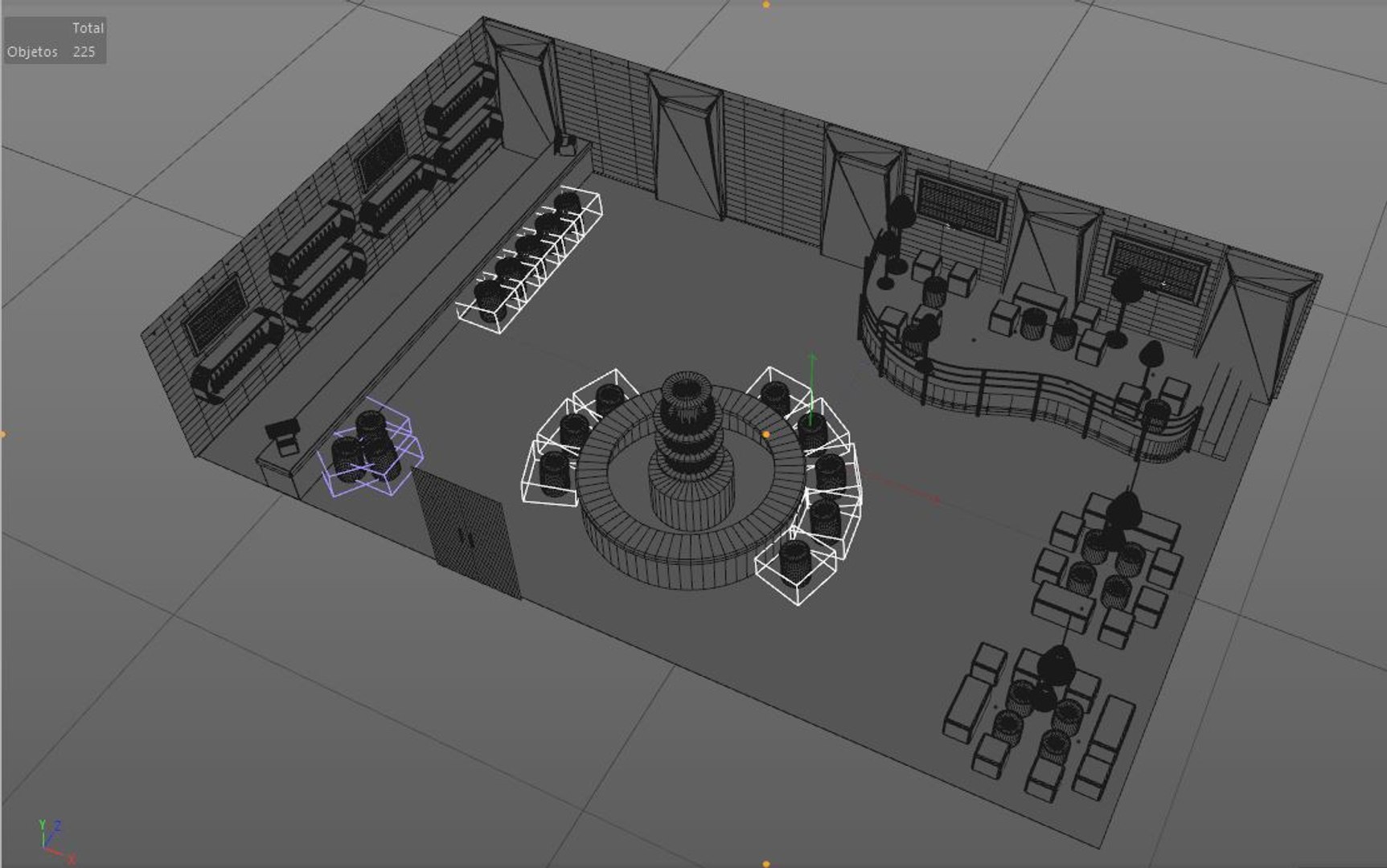 3D Nightclub Disco Bar Model - TurboSquid 1380536