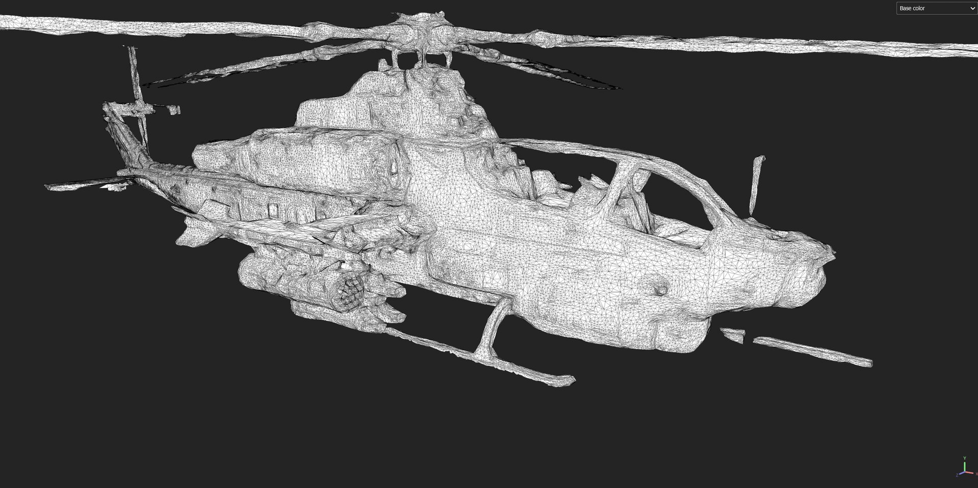 3D AH-1Z 3d Raw Scan Model - TurboSquid 2272173