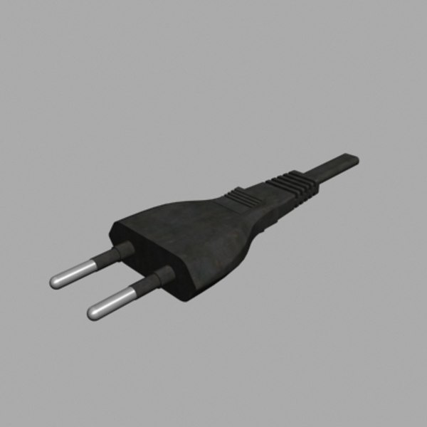electrical plug 3d model