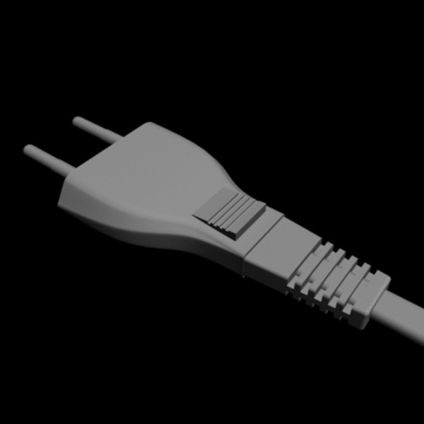 electrical plug 3d model