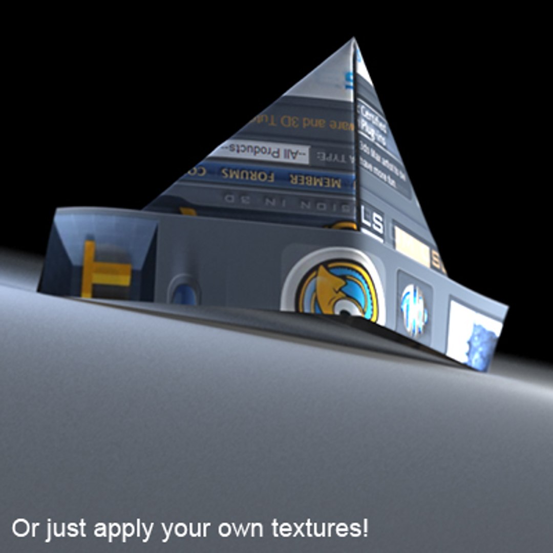 Paper Hat 3d Model