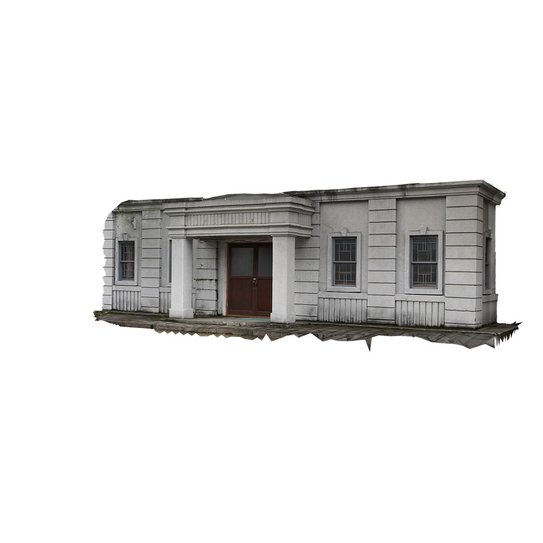 Grey Wall Building 3D - TurboSquid 2032615