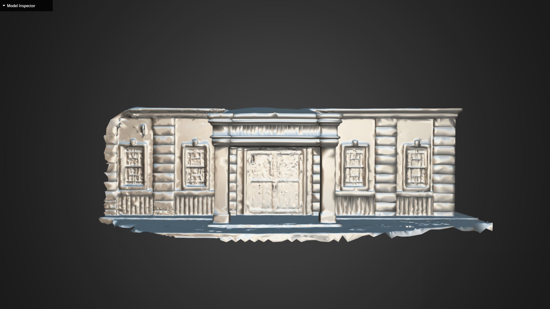 Grey Wall Building 3D - TurboSquid 2032615