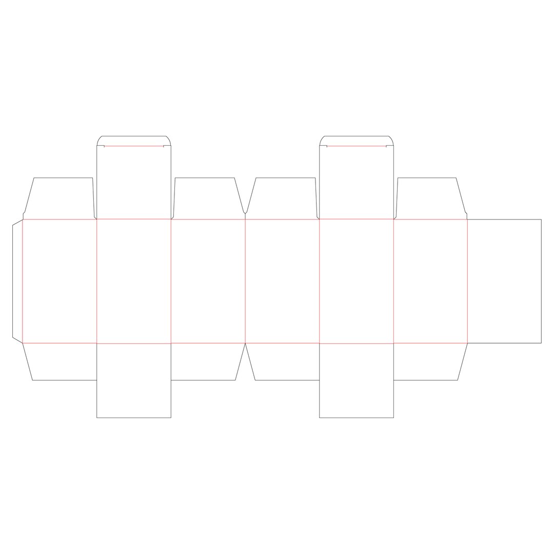 3D Double Box Packaging Box 90x90x150mm - TurboSquid 2318026