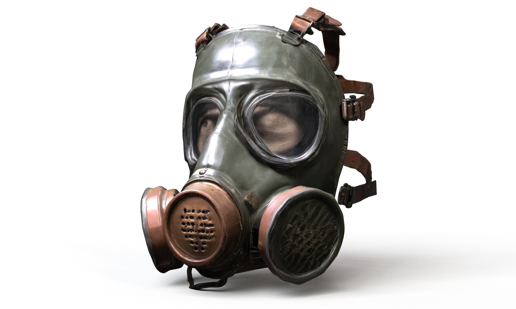 3D Old Gas Masks Pack - TurboSquid 2334280