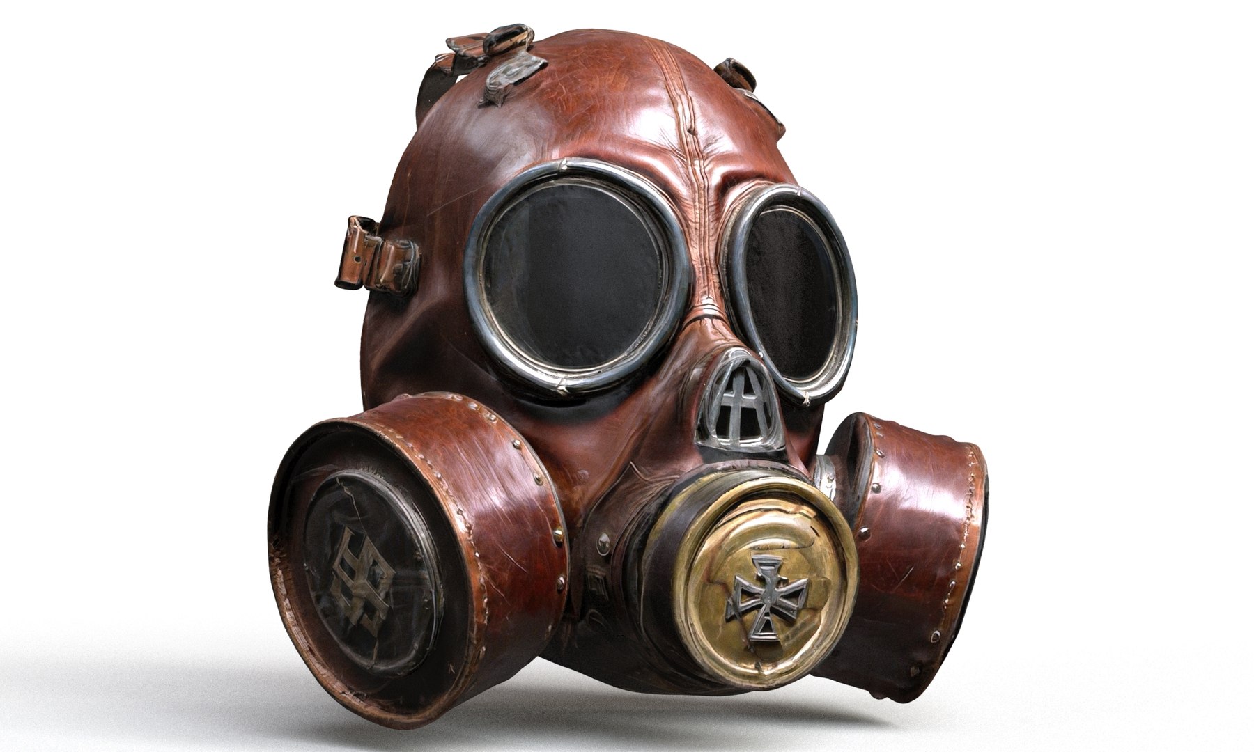 3D Old Gas Masks Pack - TurboSquid 2334280