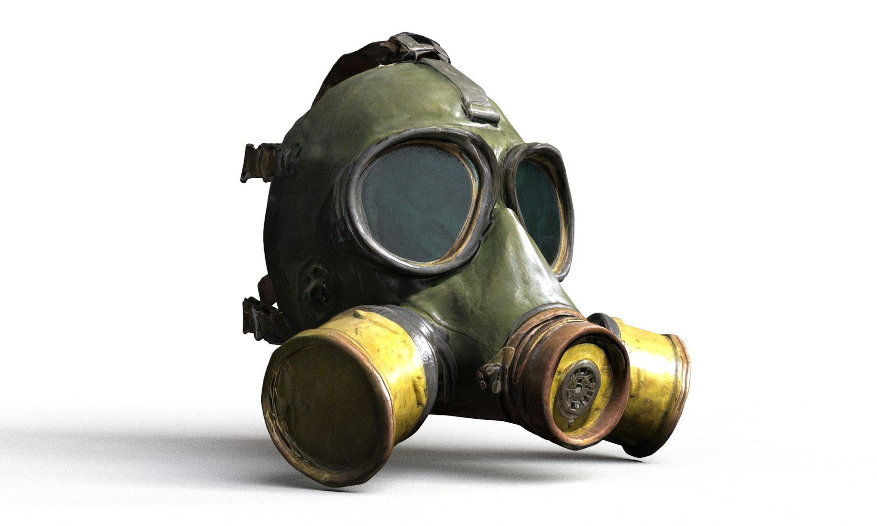 3D Old Gas Masks Pack - TurboSquid 2334280