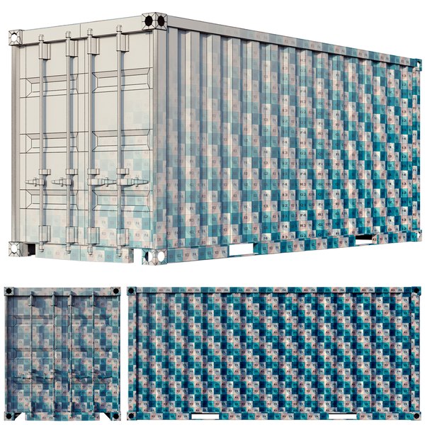 Container ship 3D model - TurboSquid 1686672