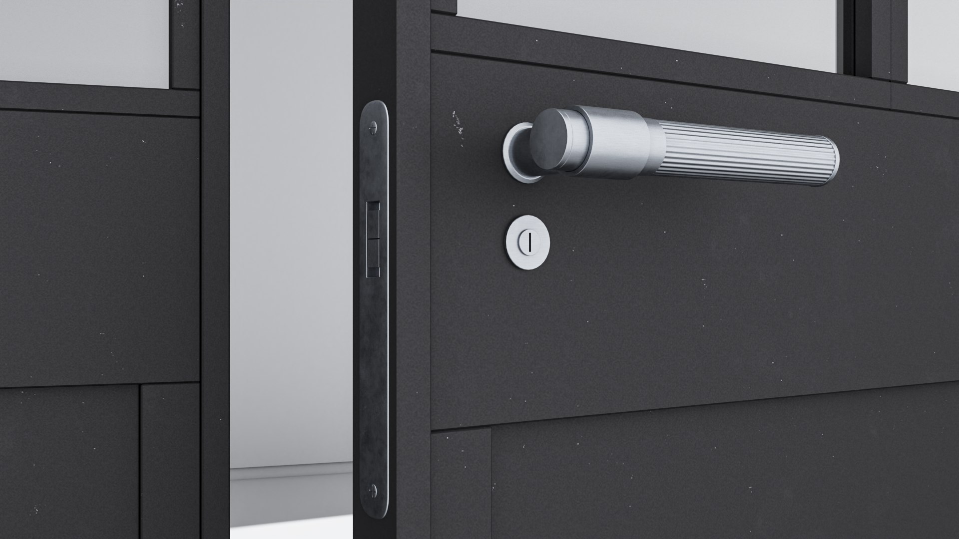 Aluminium door 308 model - TurboSquid 2057253