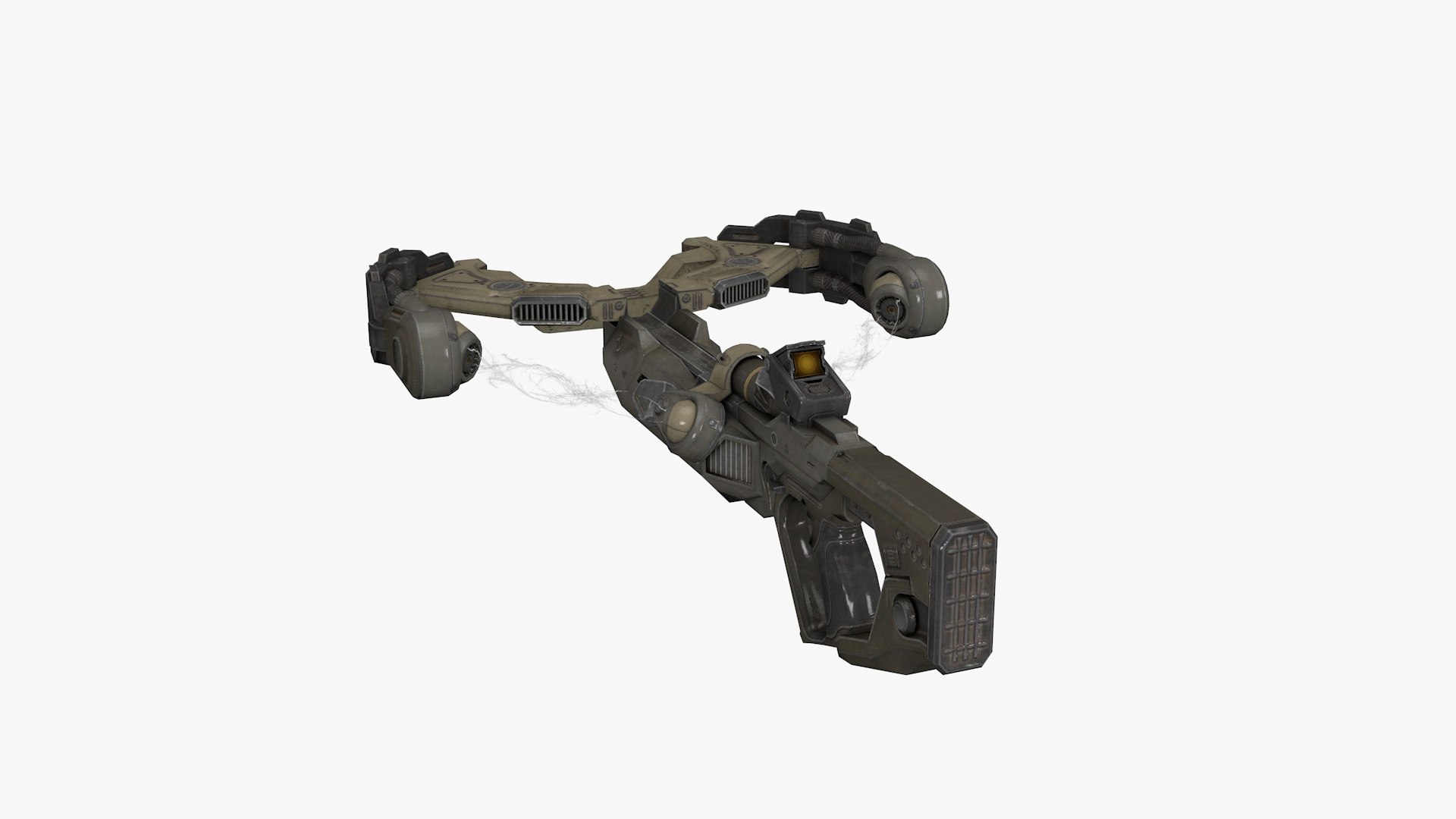 Sci-Fi Crossbow Model - TurboSquid 1887739