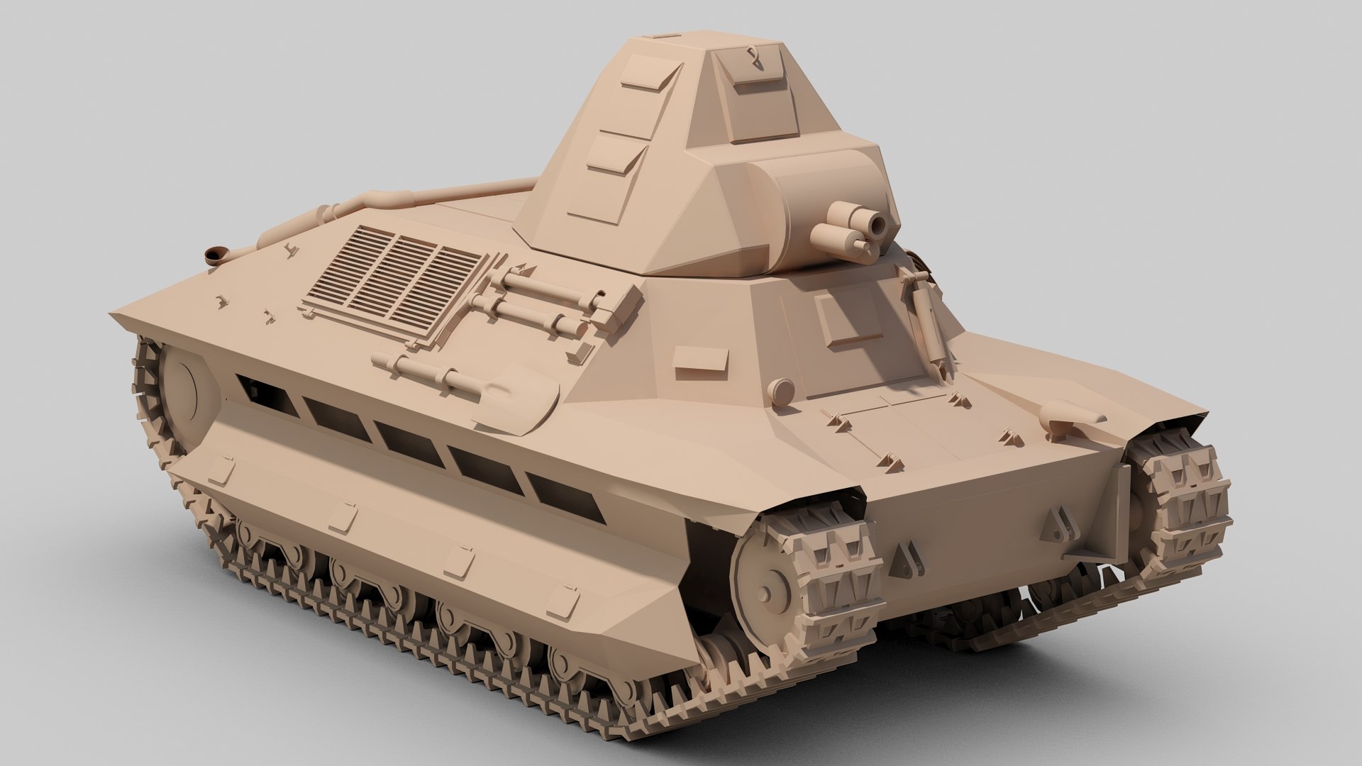 FCM 36 Tank 3D - TurboSquid 1753099