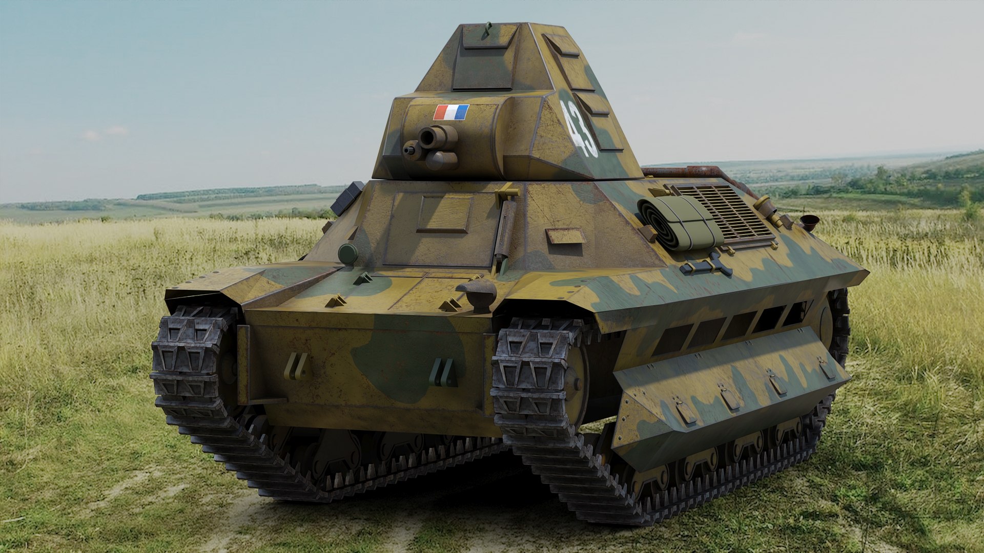 FCM 36 Tank 3D - TurboSquid 1753099