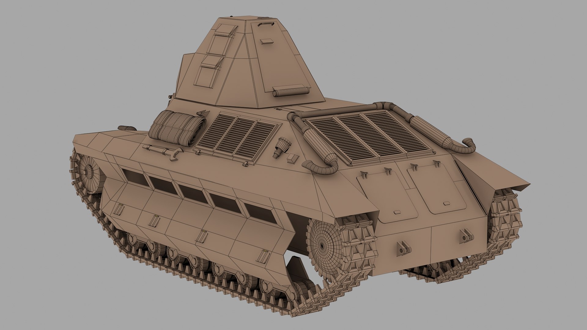 FCM 36 Tank 3D - TurboSquid 1753099