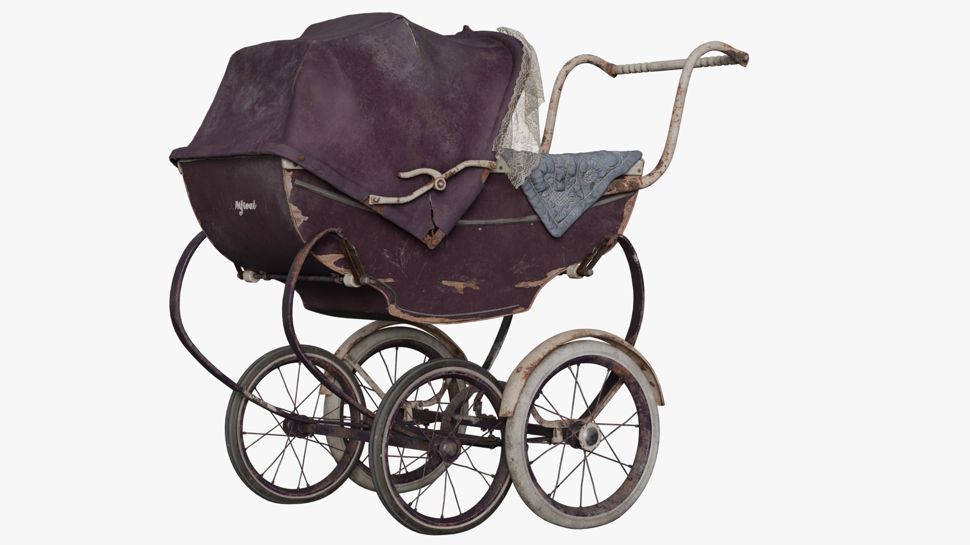 Vintage Stroller Model - TurboSquid 2327152