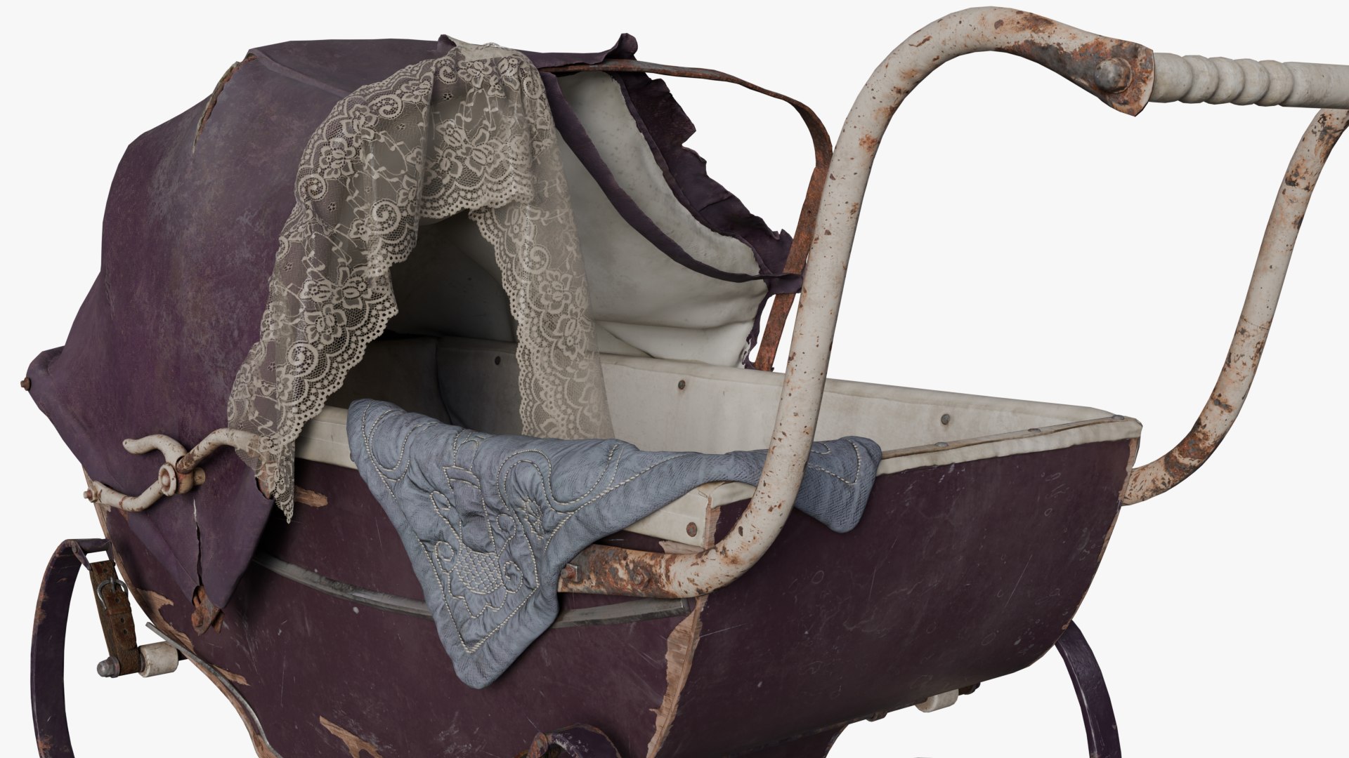 Vintage Stroller Model - TurboSquid 2327152