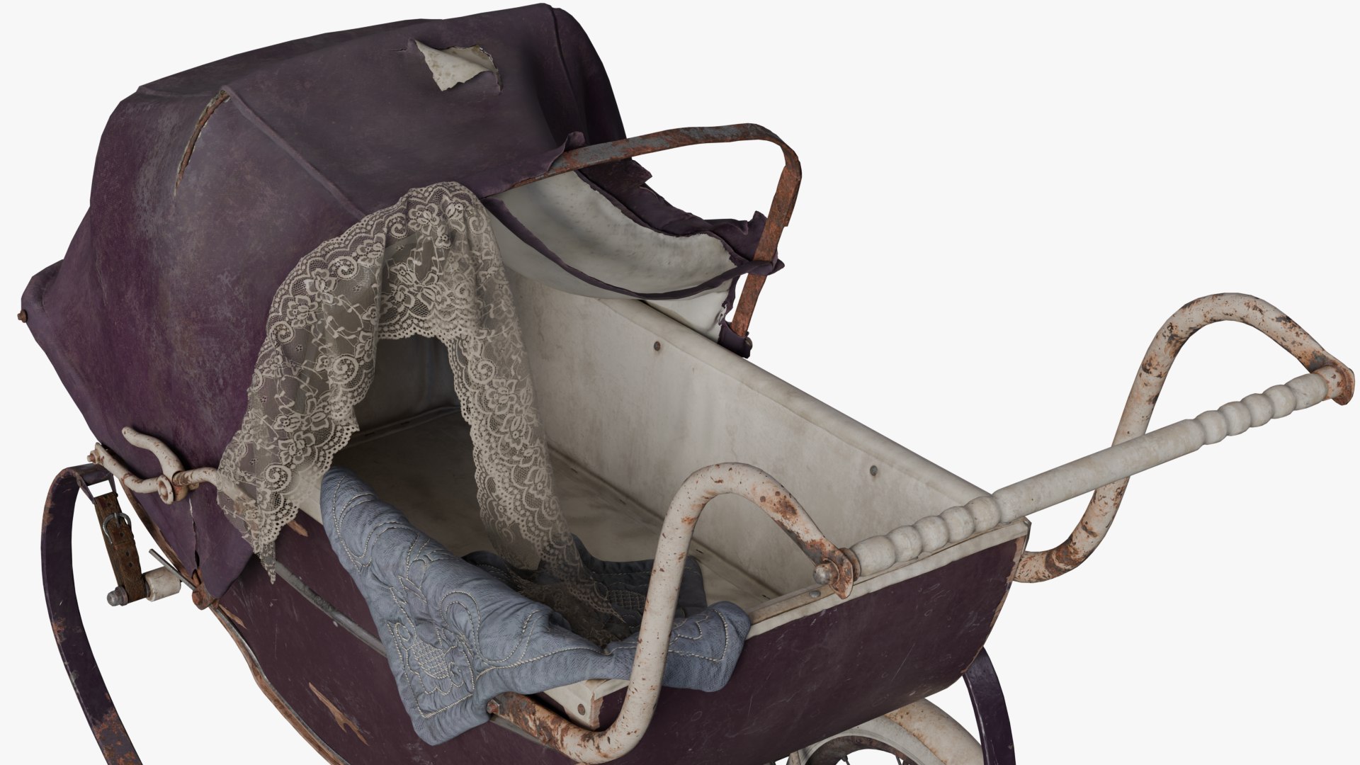 Vintage Stroller Model - TurboSquid 2327152
