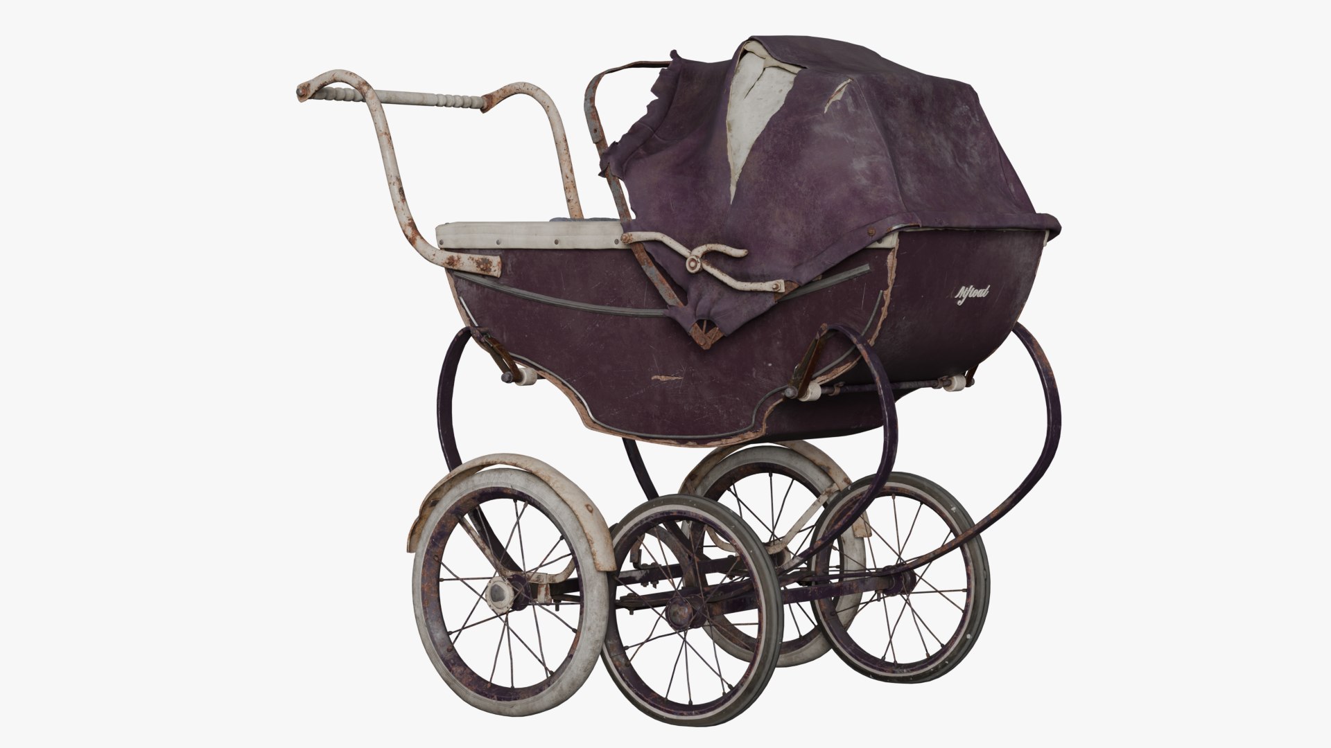 Vintage Stroller Model - TurboSquid 2327152