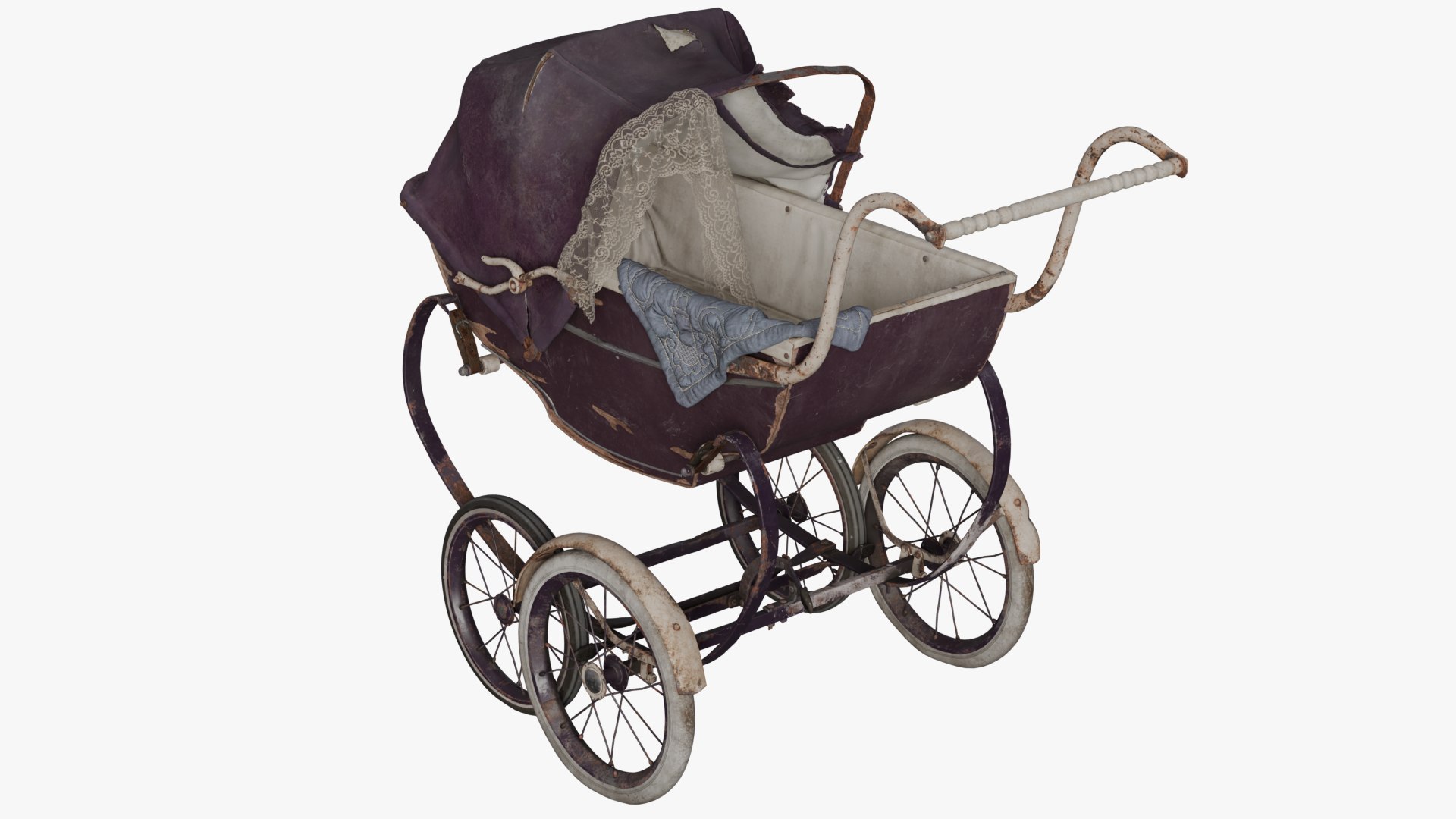 Vintage Stroller Model - TurboSquid 2327152