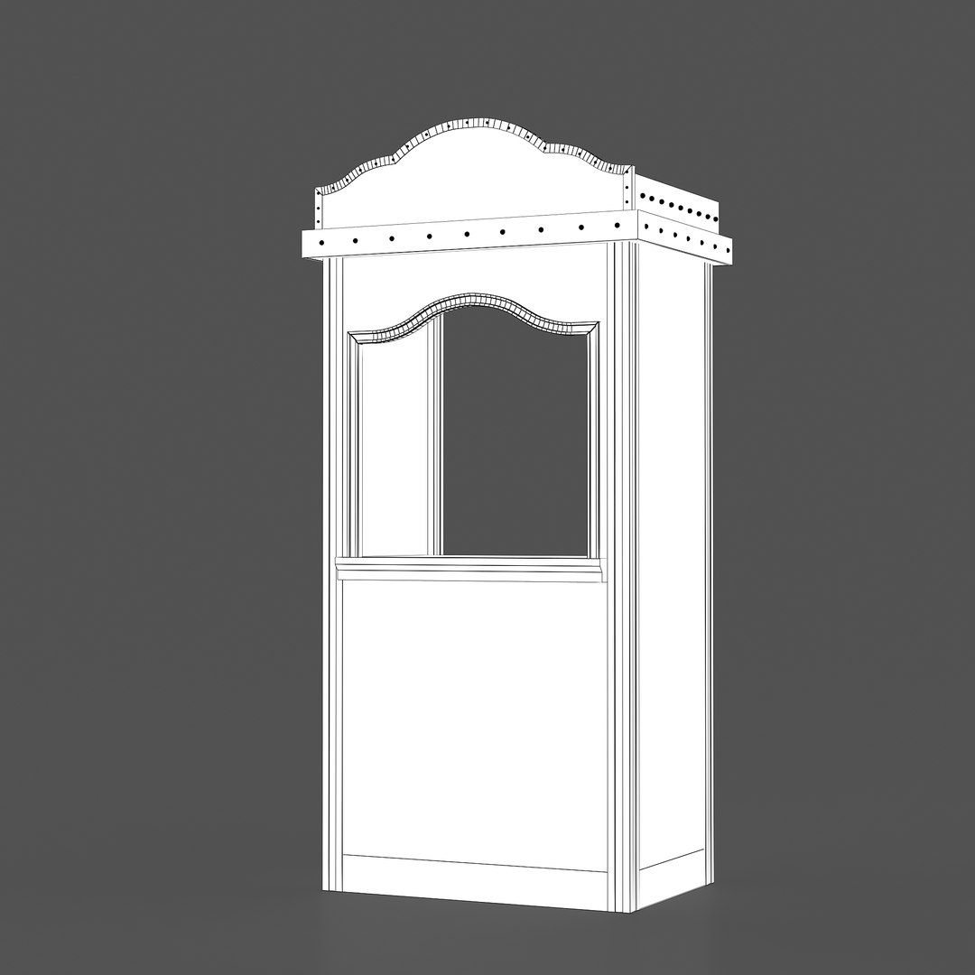 3D Ticket Booth - TurboSquid 2069584