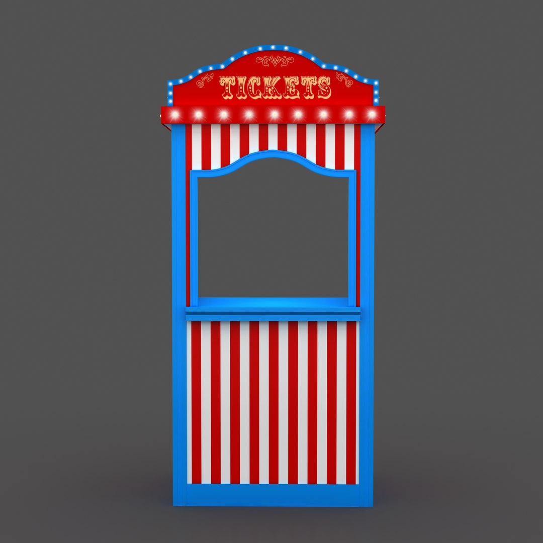 3D Ticket Booth - TurboSquid 2069584