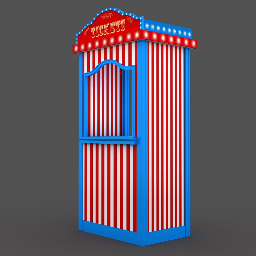 3D Ticket Booth - TurboSquid 2069584