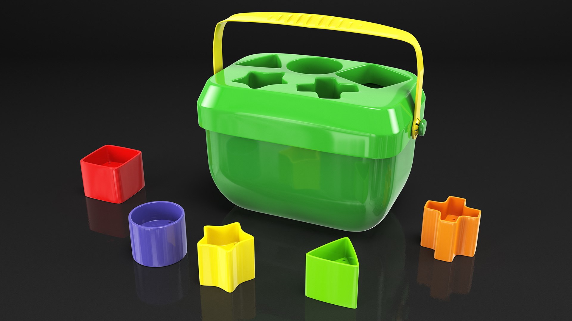 Baby blocks shape sorter 3D - TurboSquid 1614909