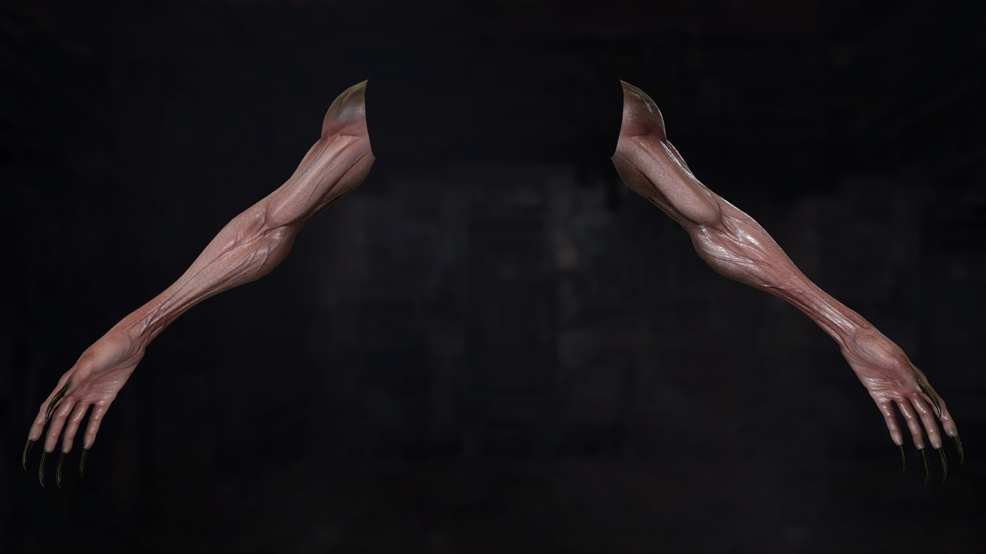 Monster Hands 3D - TurboSquid 1544843