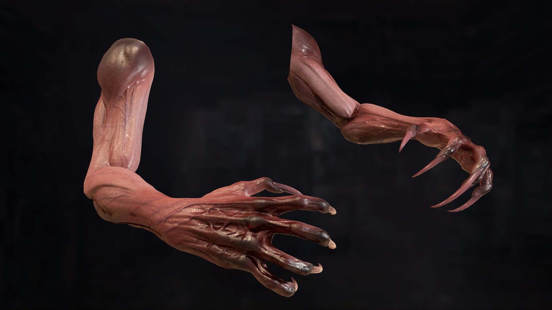 Monster Hands 3D - TurboSquid 1544843