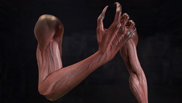 Monster hands 3D - TurboSquid 1544843