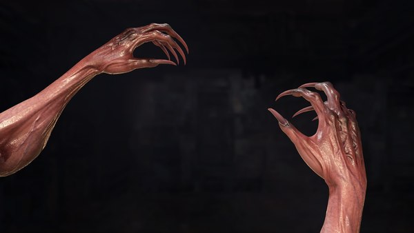 Monster hands 3D - TurboSquid 1544843