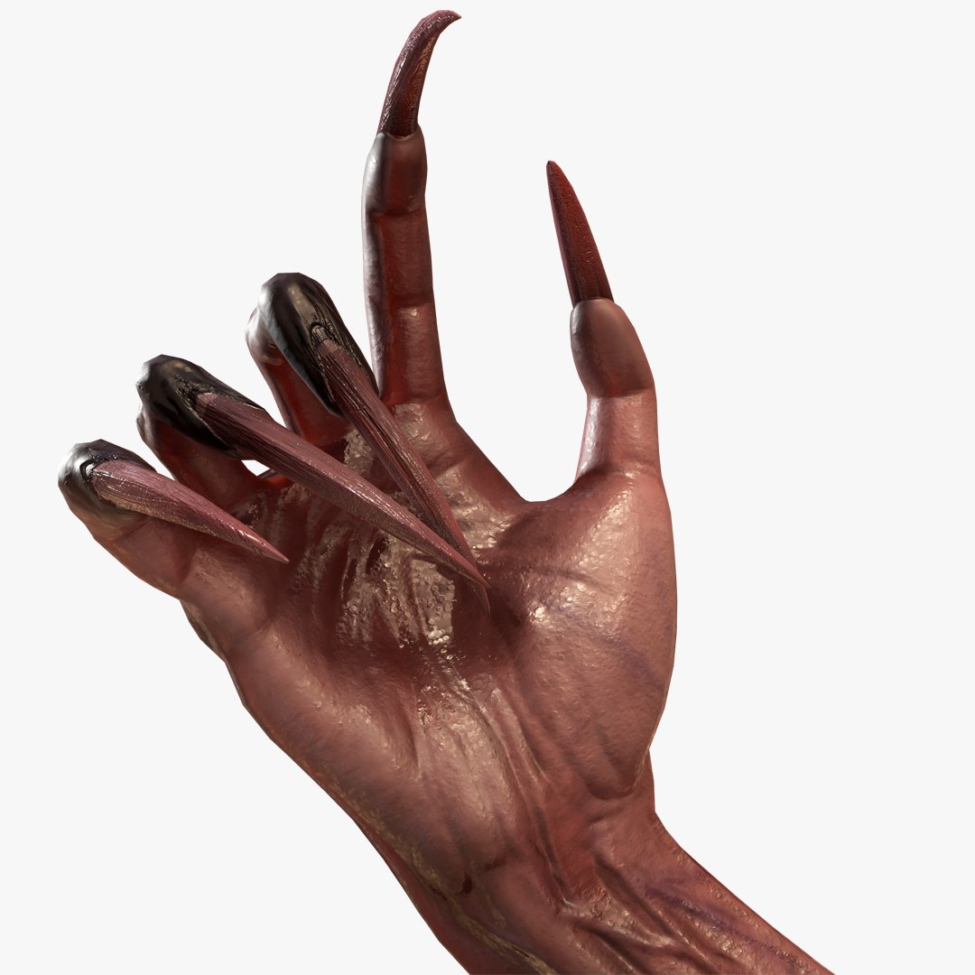 Monster hands 3D - TurboSquid 1544843