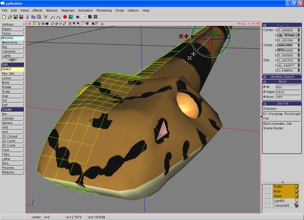 livre Rattler Modelo 3D - TurboSquid 326767